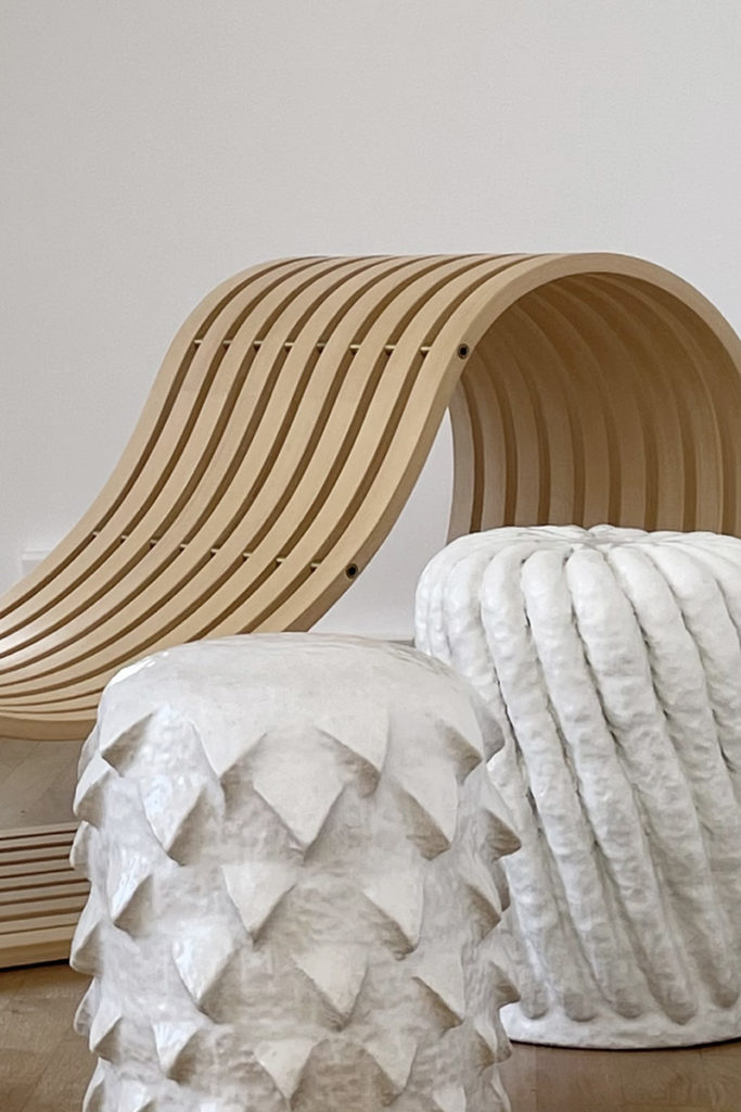 Chaise longue OO de Thomas Lemut Kolkhoze design de collection 21ème