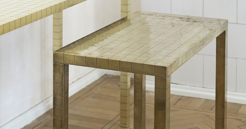 Turning Into Gold table by Rooms on Kolhoze.fr collectible design