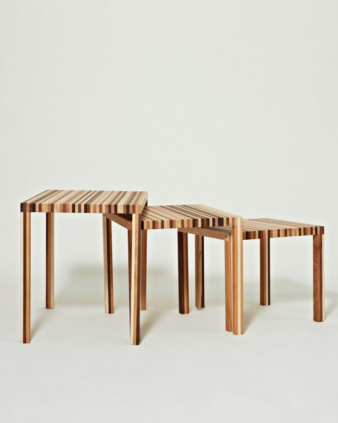Gigogne tables by Thomas Lemut available on Kolkhoze.fr