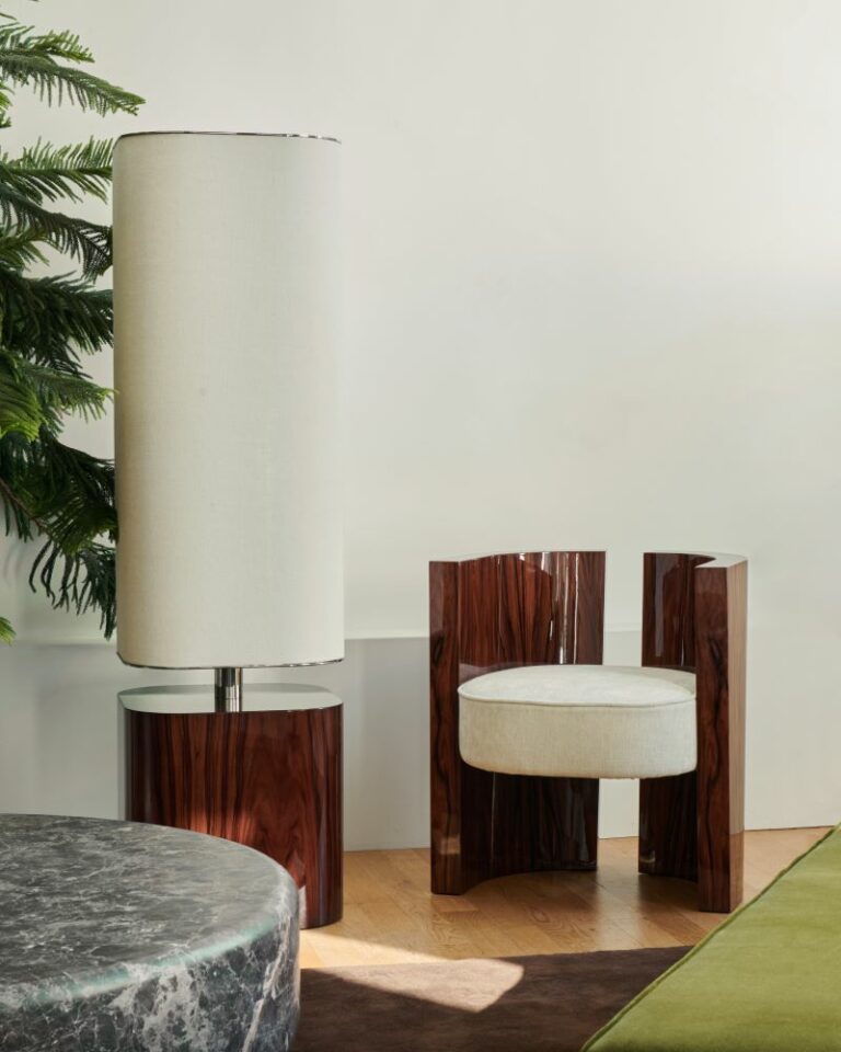 Brazil rosewood lamp - Kolkhoze